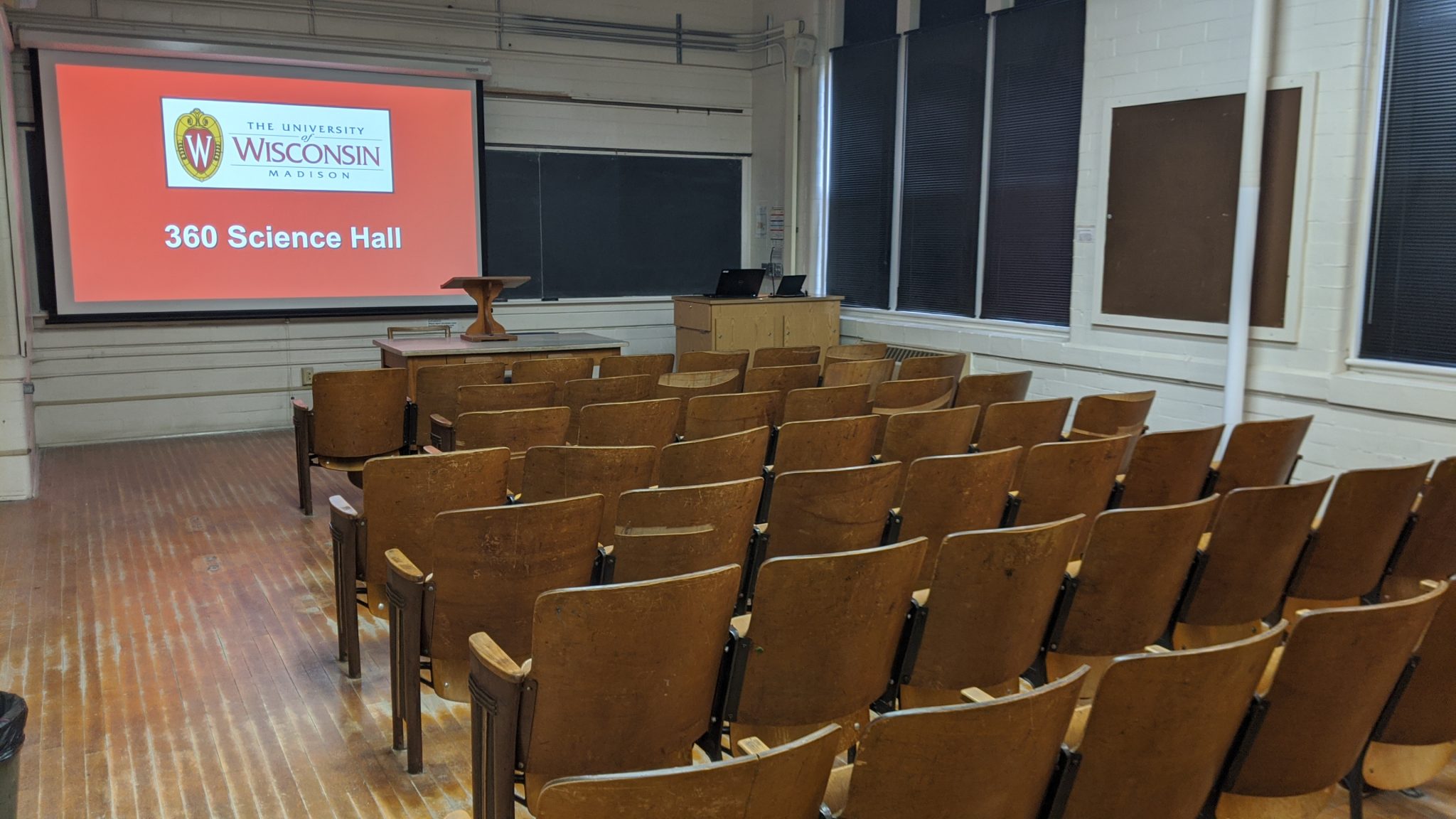 Science Hall 360 – Classroom Media Support – UW–Madison