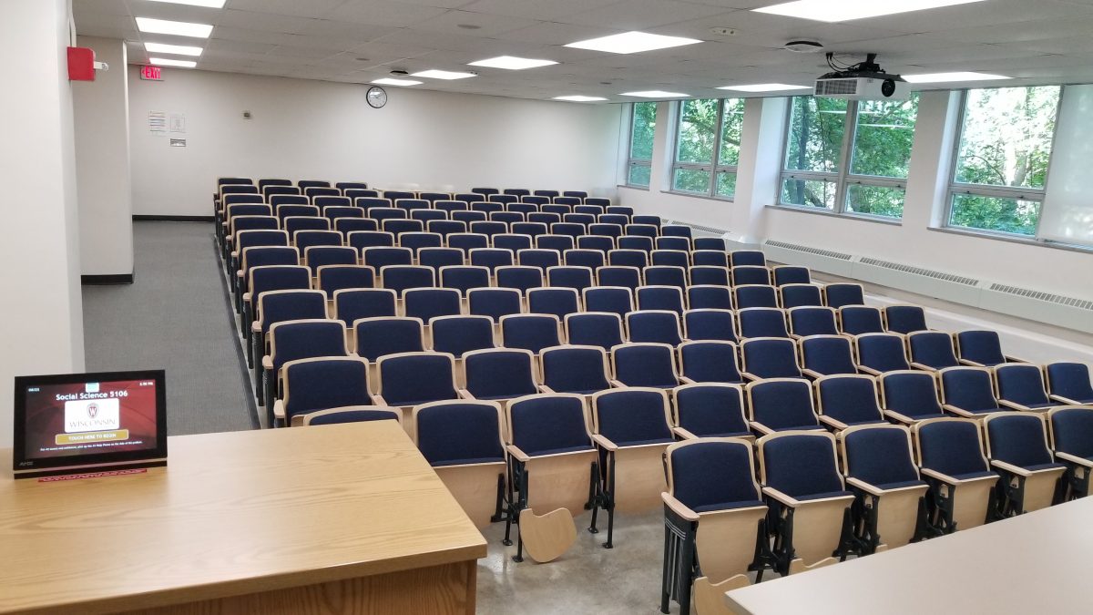 Social Sciences 5106 – Classroom Media Support – UW–Madison