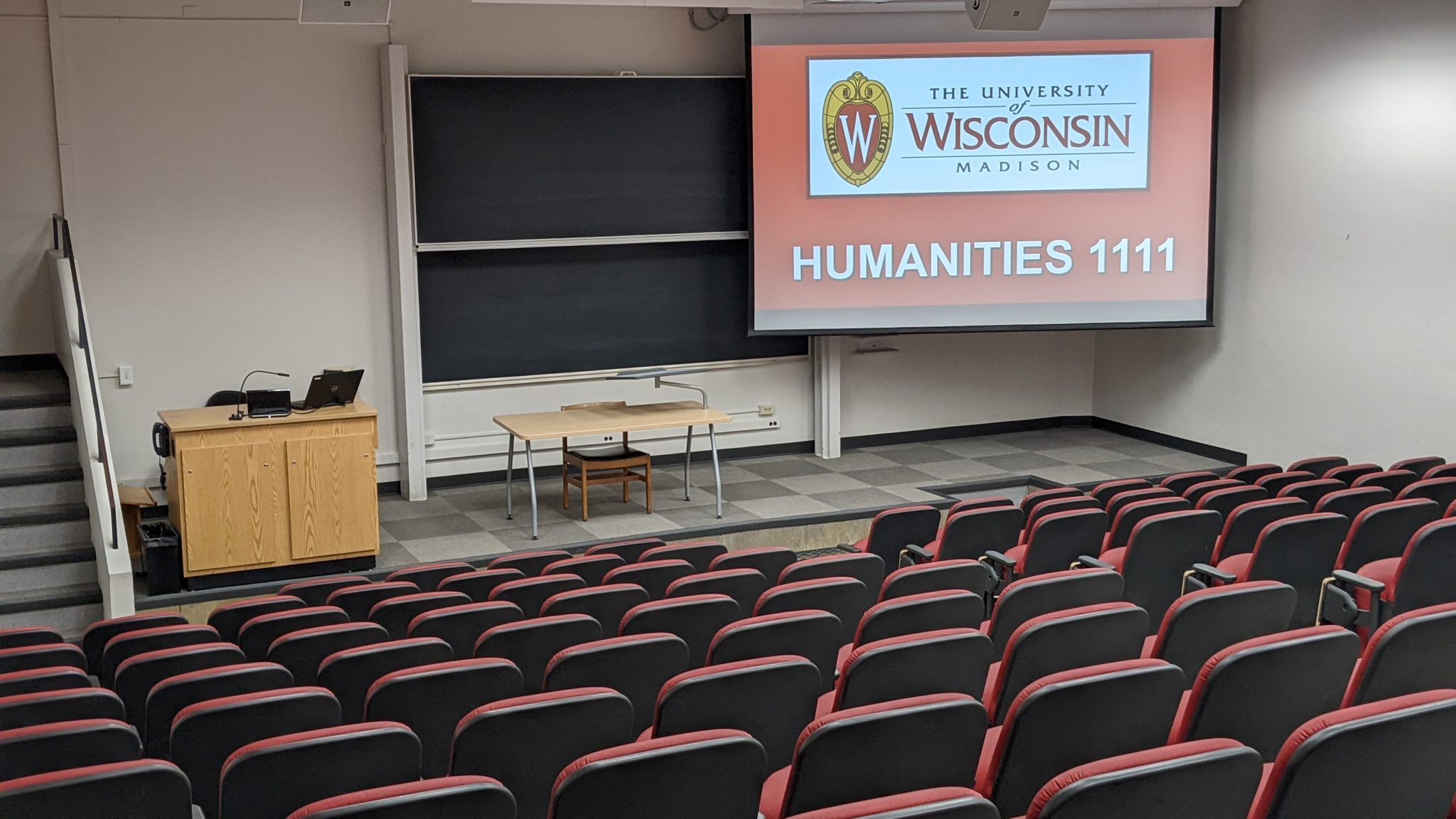 Humanities 1111 – Classroom Media Support – UW–Madison
