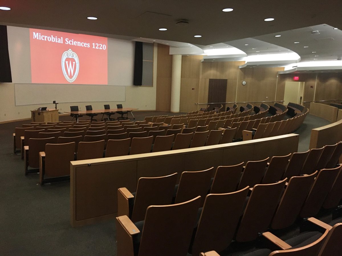 Microbial Sciences 1220 – Classroom Media Support – UW–Madison